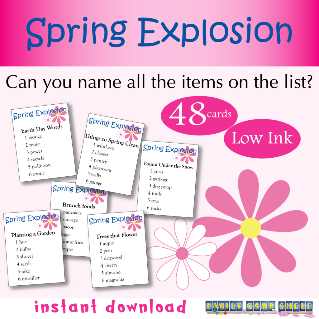 Spring Explosion Game – Family Game Shelf Shop