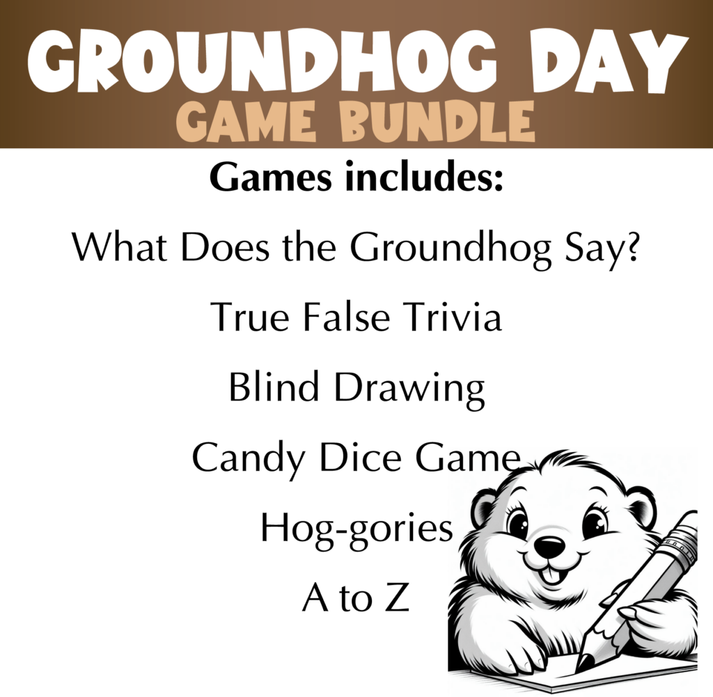 Groundhog Day Party Games – Family Game Shelf Shop