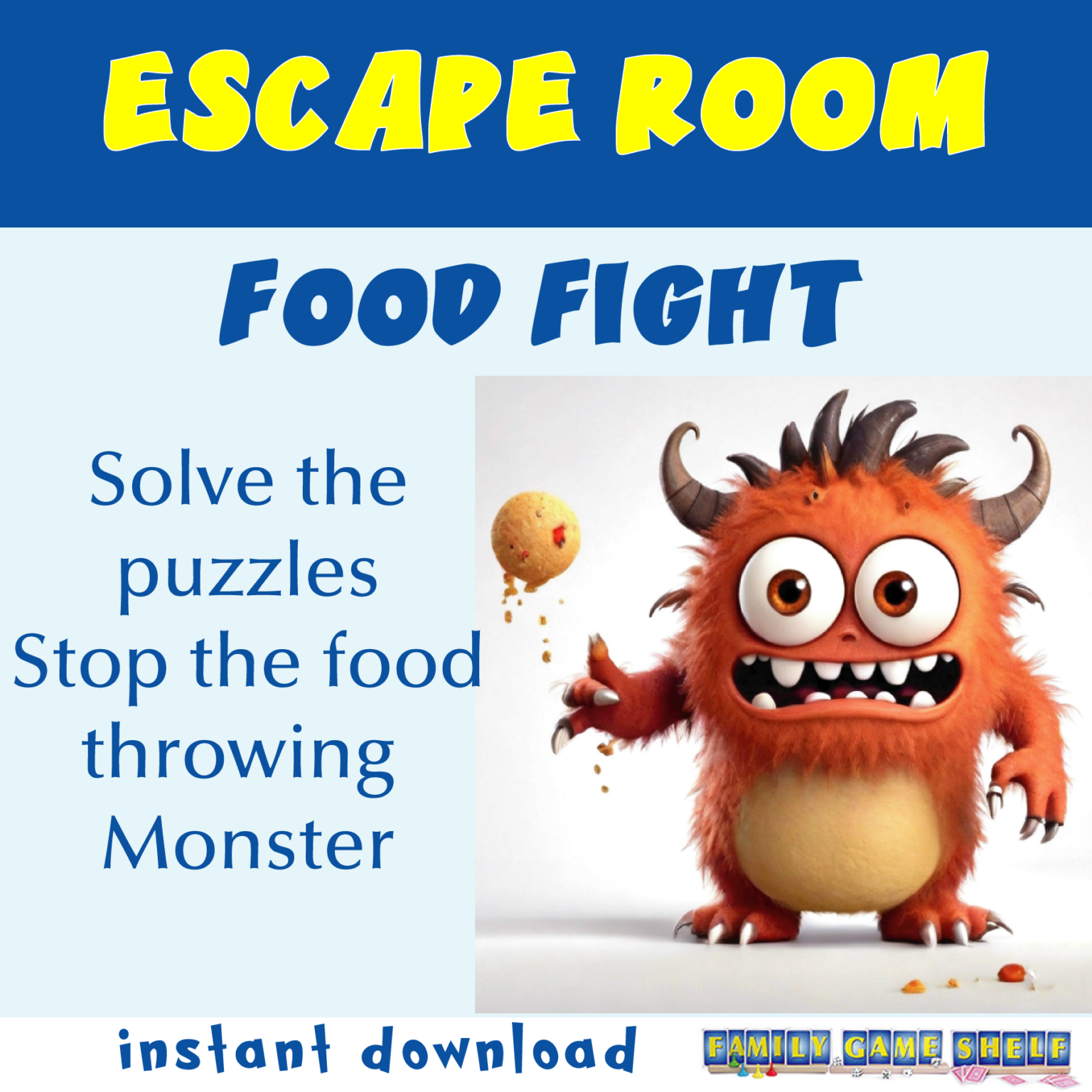 Escape Room Food Fight – Family Game Shelf Shop