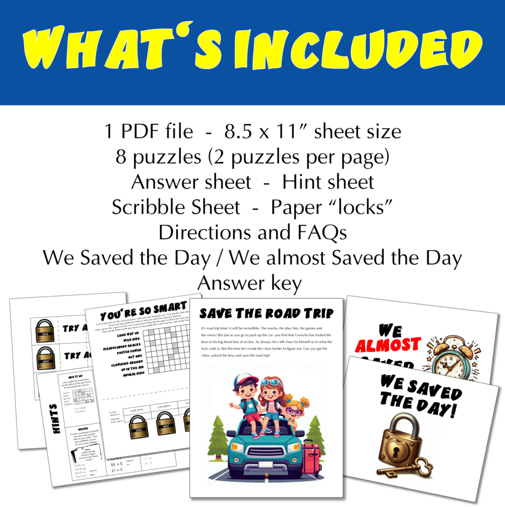 Save the Road Trip – Family Game Shelf Shop