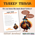 Turkey Trivia – Family Game Shelf Shop
