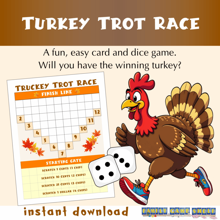 Turkey Trot Race – Family Game Shelf Shop