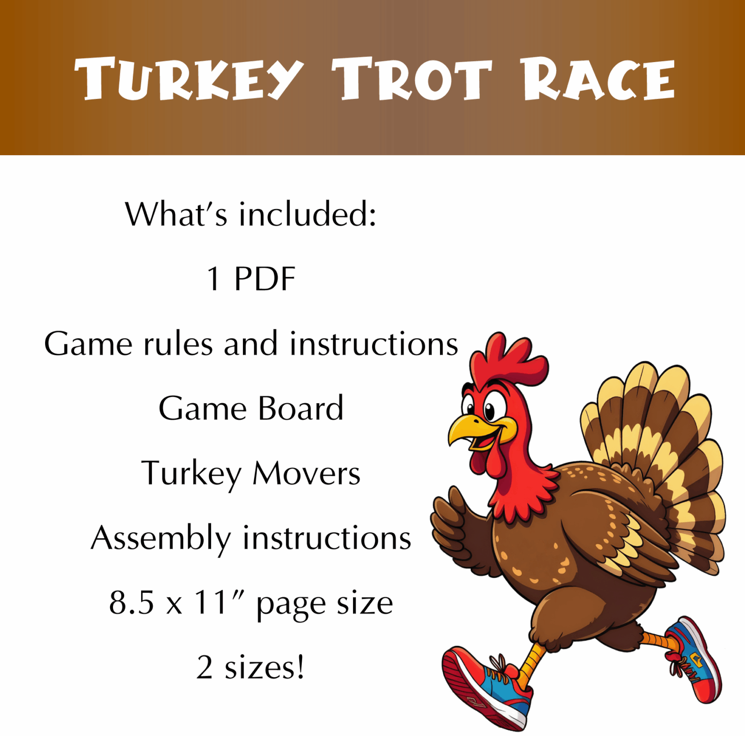 Turkey Trot Race – Family Game Shelf Shop