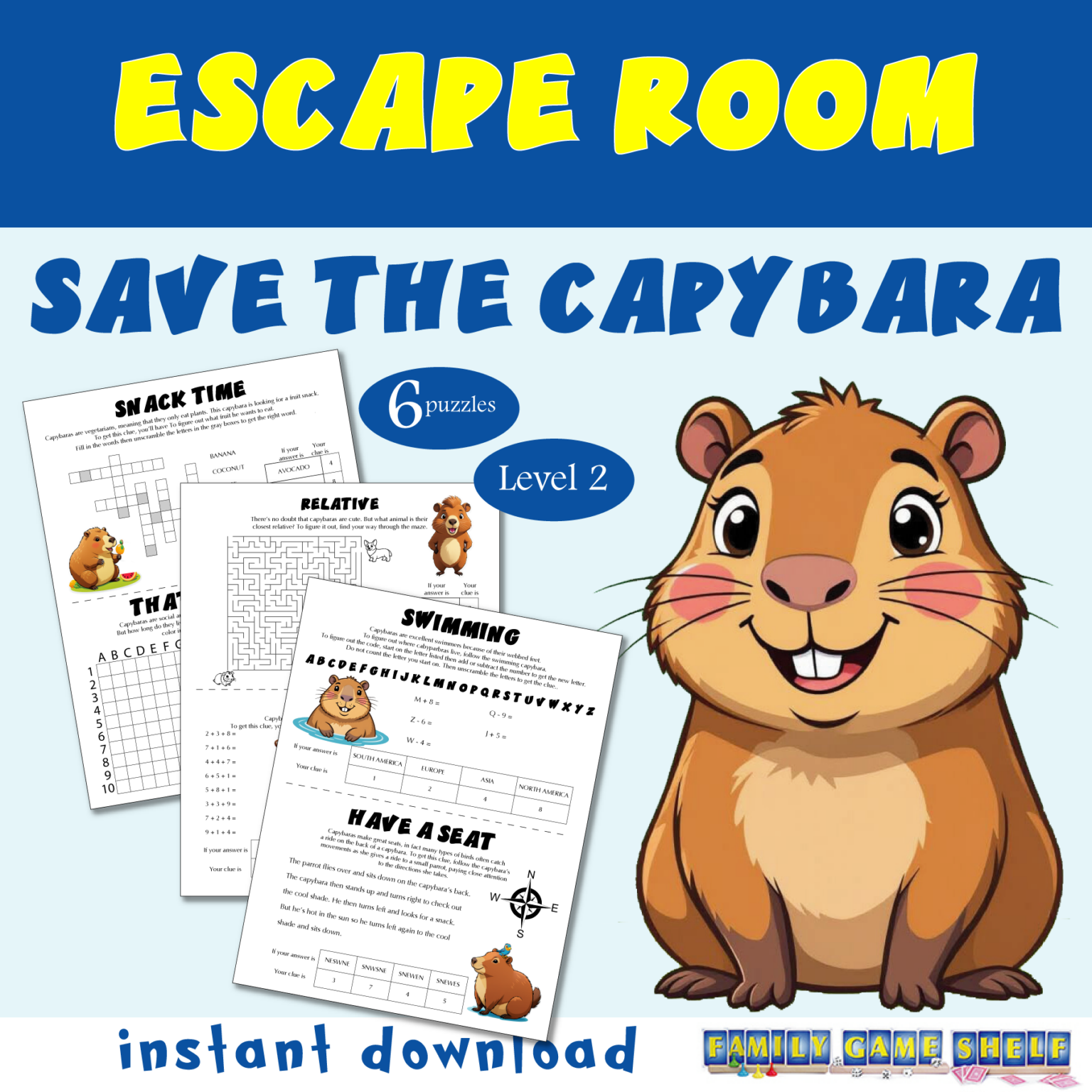Escape Rooms – Family Game Shelf Shop